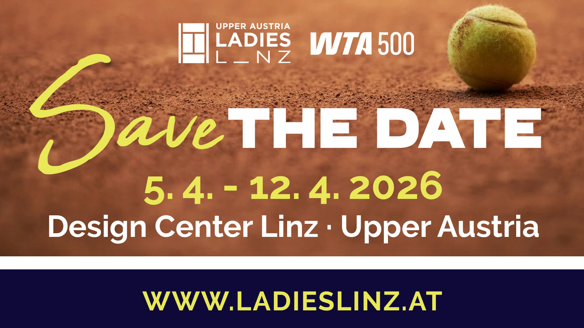 Upper Austria Ladies Linz 2026: Oster-Premiere auf Sand vom 5. bis 12 ...